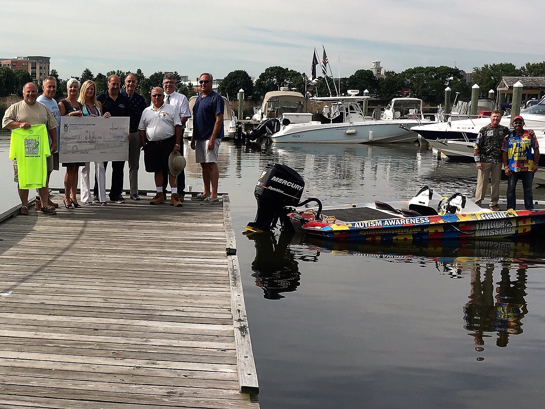 Teamsters Local 25 Autism Fund Presents $2,500 Donation to My Little ...