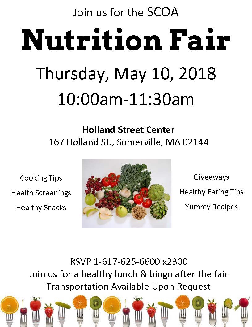 Somerville COA Nutrition Fair | The Somerville/Medford News Weekly