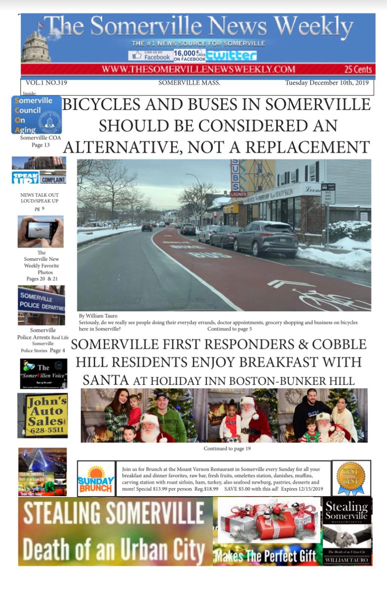 10 | December | 2019 | The Somerville/Medford News Weekly