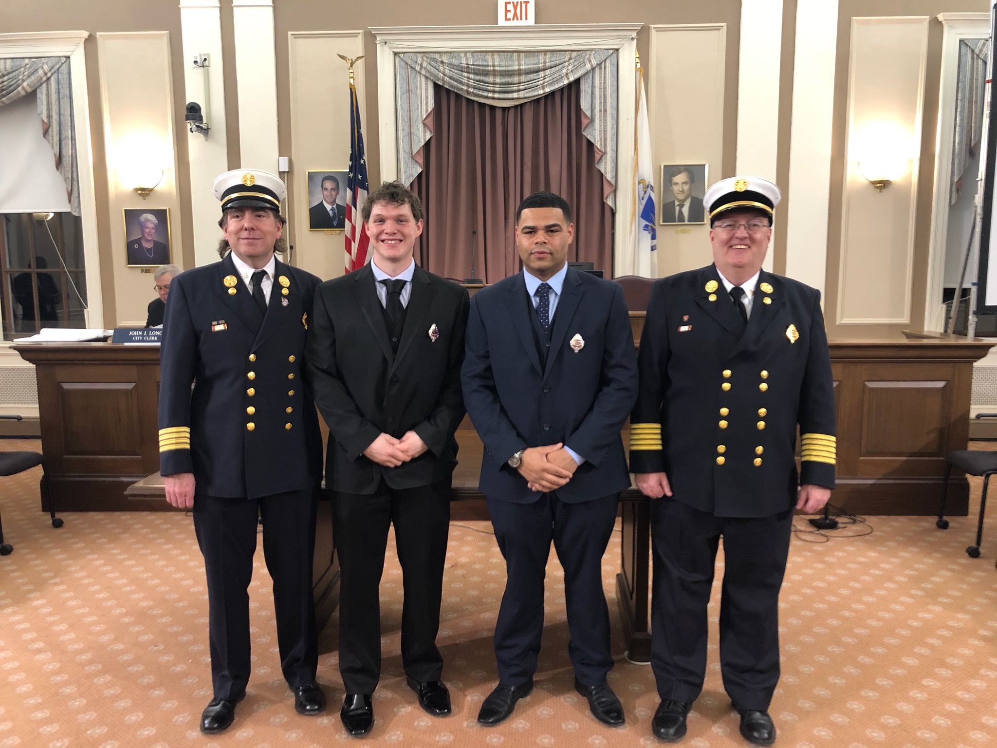 Somerville Swears In Two New Firefighters | The Somerville/Medford News ...