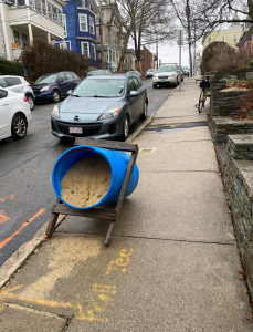 Those Blue Sand Barrels Are For You: | The Somerville/Medford News Weekly