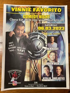 VINNIE FAVORITO COMEDY NIGHT at the Mount Vernon Restaurant | The ...
