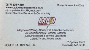 Rapid Electrical Services and Contracting (617) 625-4360 | The ...